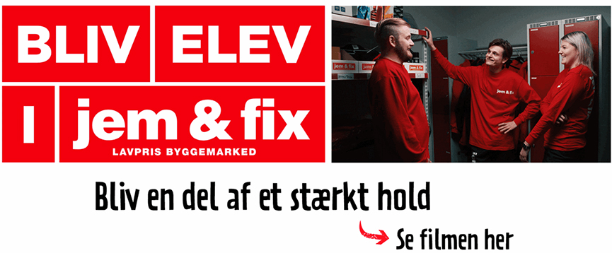 Bliv elev hos jem & fix